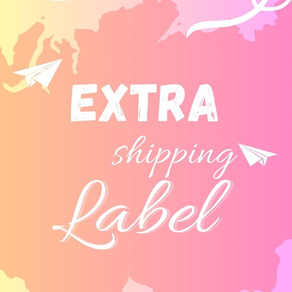 Other | Extra Shipping Label For Orders Over 5 Lbs | Poshmark